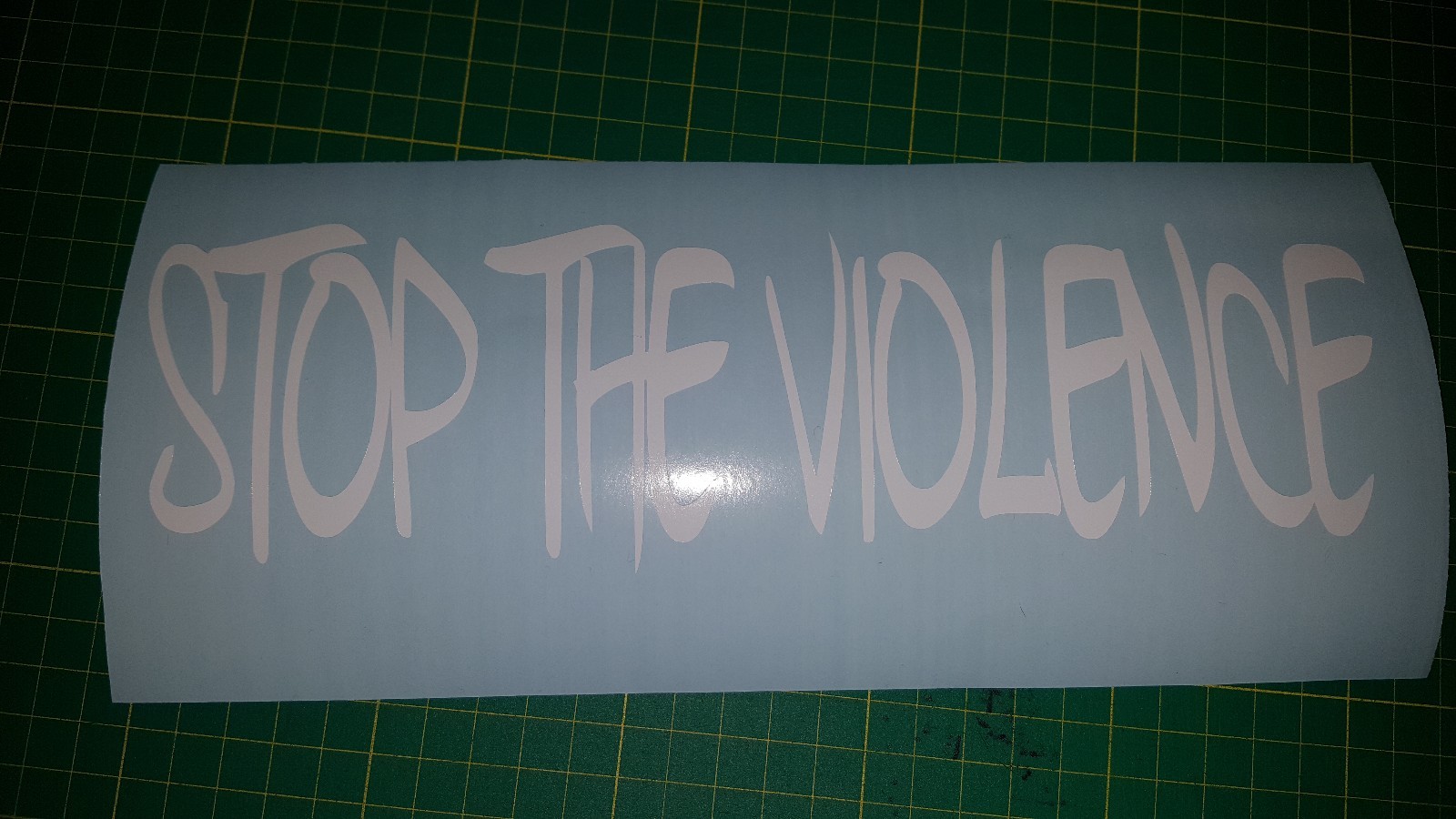 Stop The Violence Vinyl Sticker Decal for Car Truck Window Show Support ...