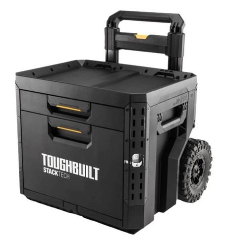 NEW ToughBuilt StackTech 2-Drawer Rolling Locking Box | eBay