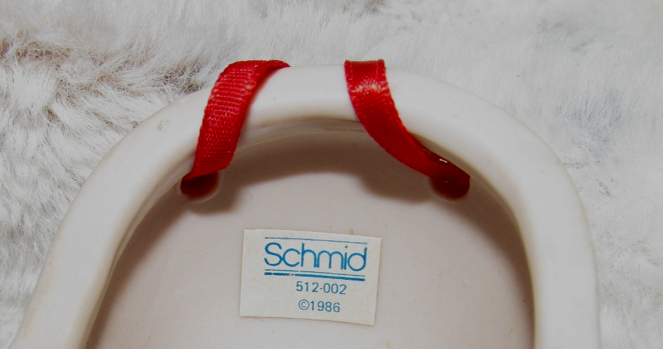 Porcelain SAD Clown mask VINTAGE Mini Hanging Decor SCHMID/512-002/1986 ...