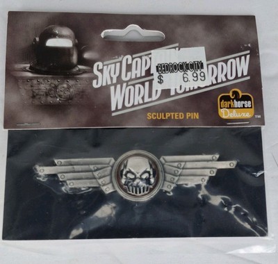 NEW RARE SKY CAPTAIN AND THE WORLD OF TOMORROW TOTENKOPF WINGS PIN DARK ...