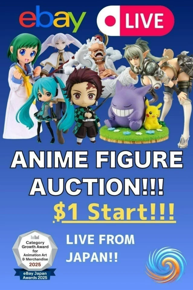 Japan Figure Auction Live! Rare Anime Collectibles -20260602 | eBay Live UK