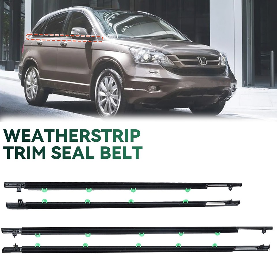Chrome Weatherstrip Window Moulding Trim Seal Belt For Honda CR-V CRV ...