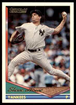 1994 Topps Gold Steve Howe New York Yankees #637 | eBay