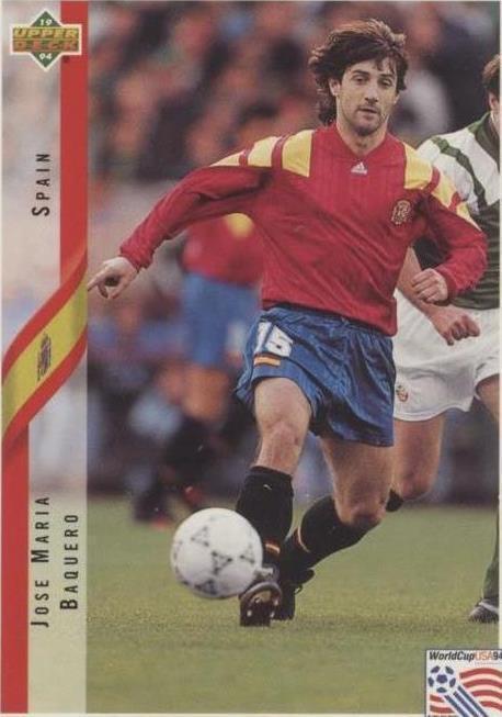 1994 Upper Deck World Cup English/Spanish - Jose Mari Bakero #190 (RC ...