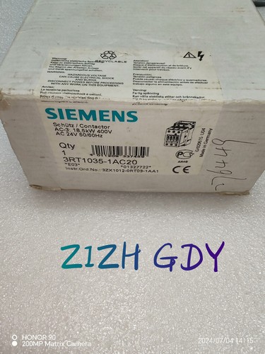 Siemens 3RT1035-1AC20 Contactor Good condition 120 day warranty | eBay