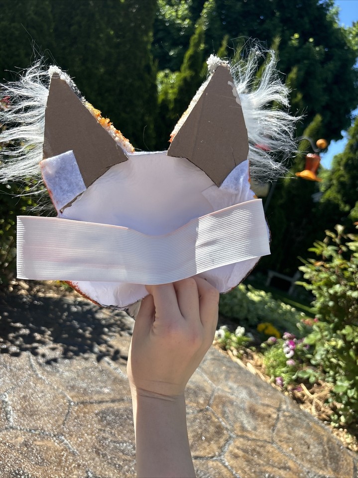 Therian Cross Fox Mask Made With Tail High Quality Tail + Mask | eBay