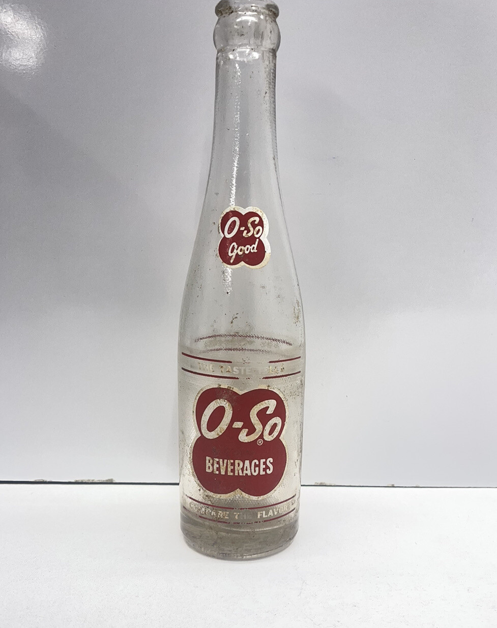 OSO O-SO BEVERAGES Vintage ACL Soda Bottle | eBay