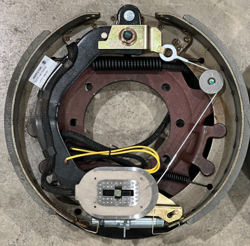 (2) 10K Electric Trailer Backing Plate Assembly Brake Fits Dexter 10K ...