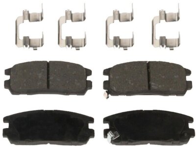 Rear Pagid Pagid Silver Brake Pad Set fits Isuzu Trooper 1992-2002 ...
