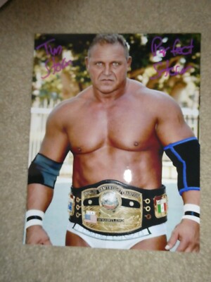 Vintage WCW WWE Tim Storm Signed 10x8 Promo Photograph | eBay