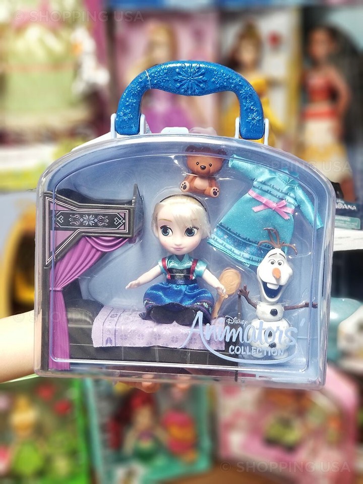Disney Store Animator's Collection Frozen 2 Elsa Anna Mini Dolls ...