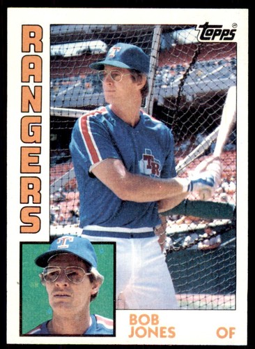 1984 Topps Cards Bob Jones . Texas Rangers #451 | eBay