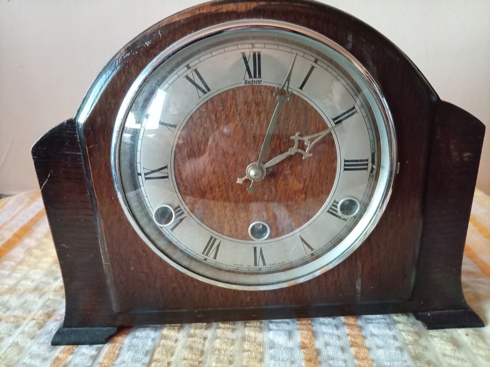 vintage Wooden Mantle Clock Untested 90p Mo Reserve | eBay UK