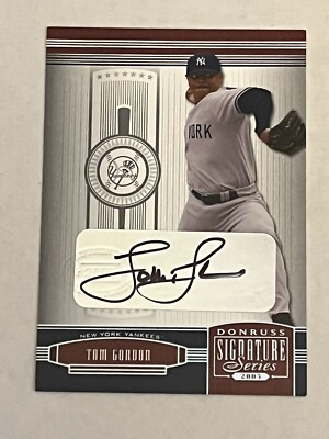 Tom Gordon 2005 Donruss Signature Series Autograph Auto SP Card New ...