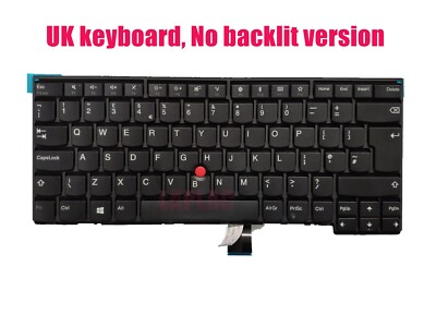 UK keyboard for Lenovo ThinkPad L470 01EN537 01EN497 With pointer | eBay UK