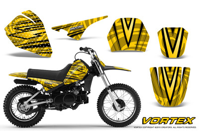 YAMAHA PW80 GRAPHICS KIT CREATORX DECALS STICKERS VORTEX BY | eBay