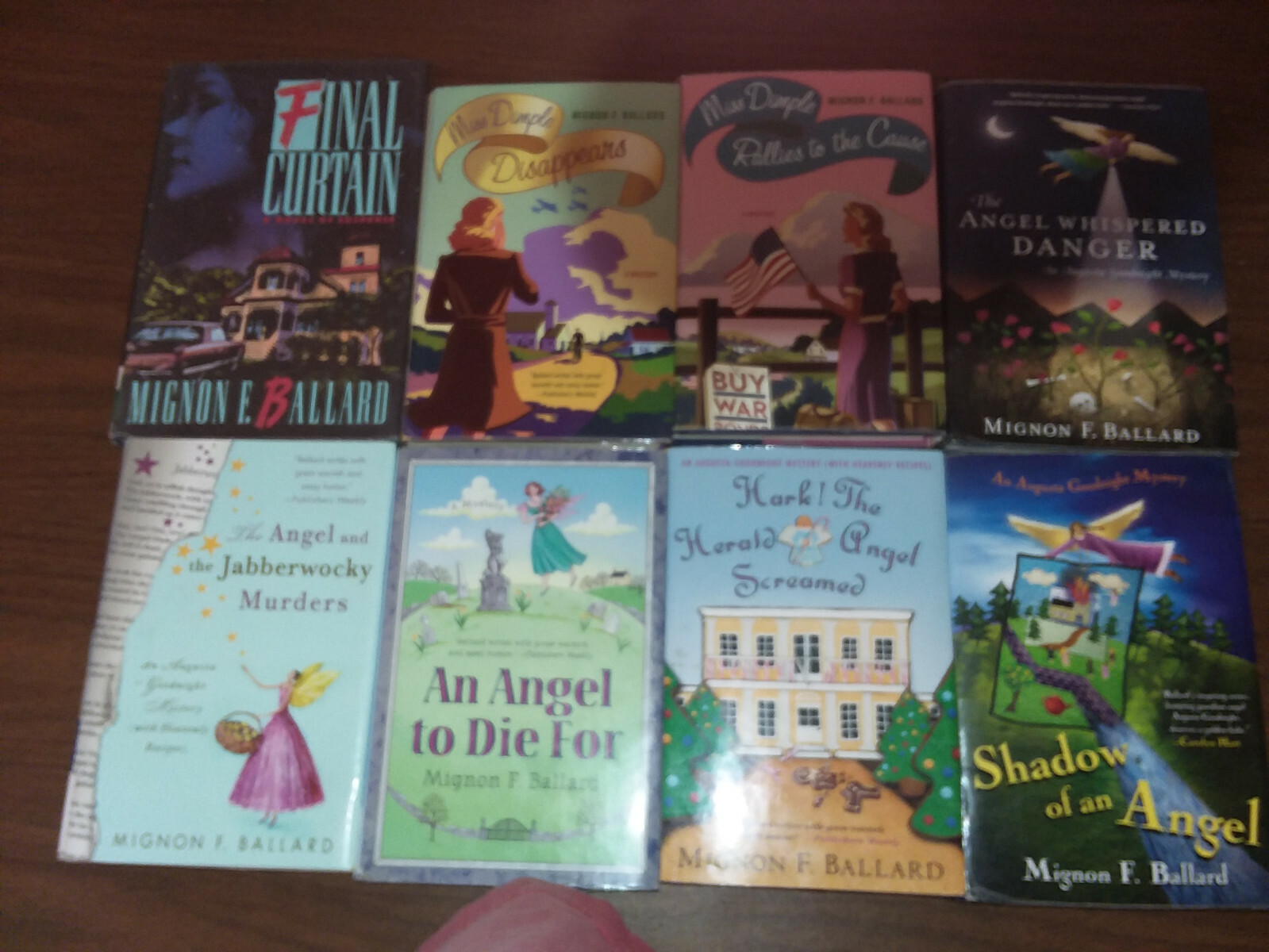 Mignon F. Ballard lot of 8 novels 2 Miss dimple and 5 Augusta Goodnight ...