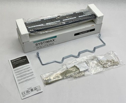 Commscope 1100GS3-48 760062380 48-Port Black Cat-6 UTP Copper Patch ...