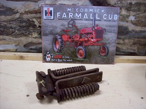 Farmall Cub International moldboard plow mounting bracket and springs ...