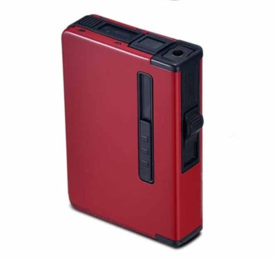 Automatic Cigarette Case Dispenser with Built in Torch Butane Lighter ...
