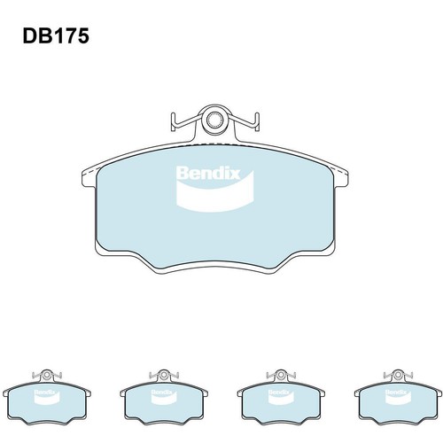 Bendix General CT Brake Pad Set Front DB175 GCT 9316068380215 | eBay ...