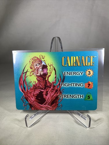 Marvel OVERPOWER Carnage 3-stat character - OP | eBay