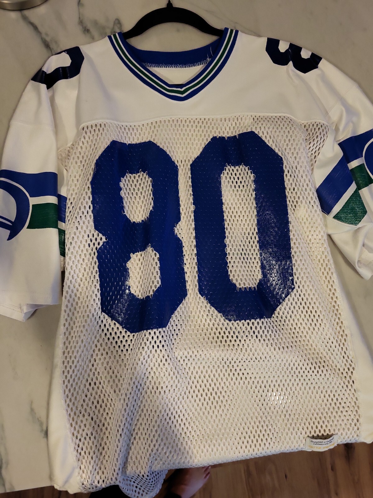 Seattle Seahawks NFL Game Worn Used Steve Largent jersey 1987 | eBay