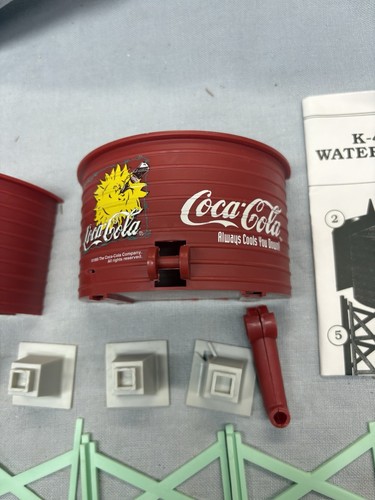 COCA COLA WATER TOWER TRAIN ACCESSORIES O GAUGE SCALE K-LINE BUILDING ...
