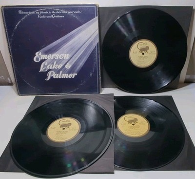 3 LP Emerson Lake & Palmer Welcome Back My Friends To The Show That ...
