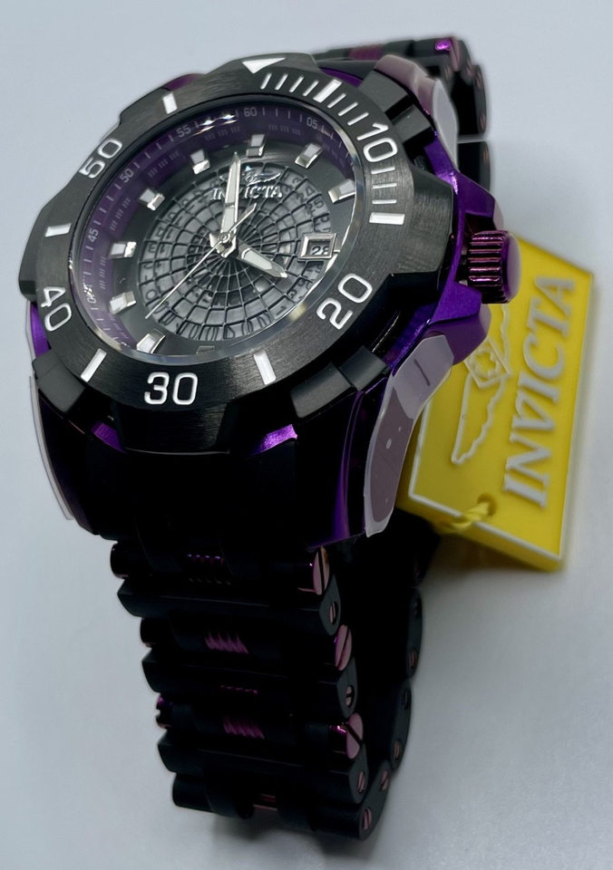 Invicta Sea Spider Men's Watch - 45.9mm, Purple, Black (44131) | eBay