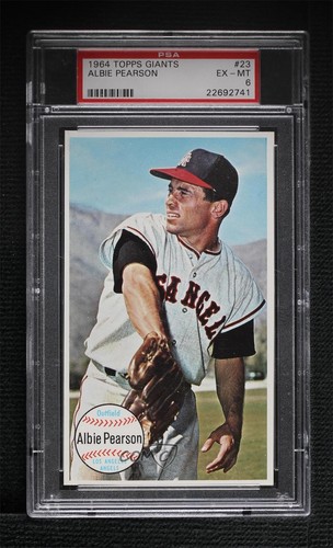 1964 Topps Giants Albie Pearson #23 PSA 6 | eBay