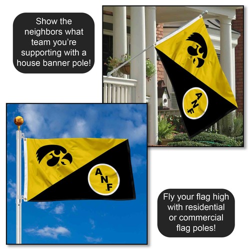 Iowa Hawkeyes America Needs Farmers ANF Flag Large 3x5 | eBay