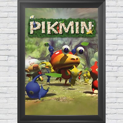 Pikmin Cover Poster 12"x18" Nintendo GameCube | eBay