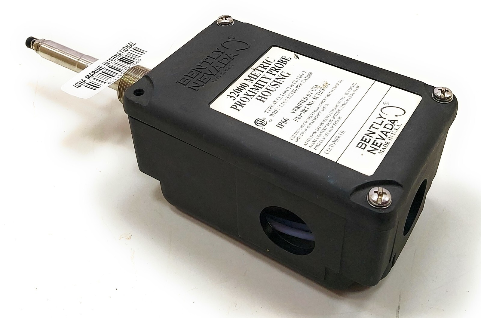 Bently Nevada 32000 Metric Proximity Probe Housing 32000-18-10-00-085 ...