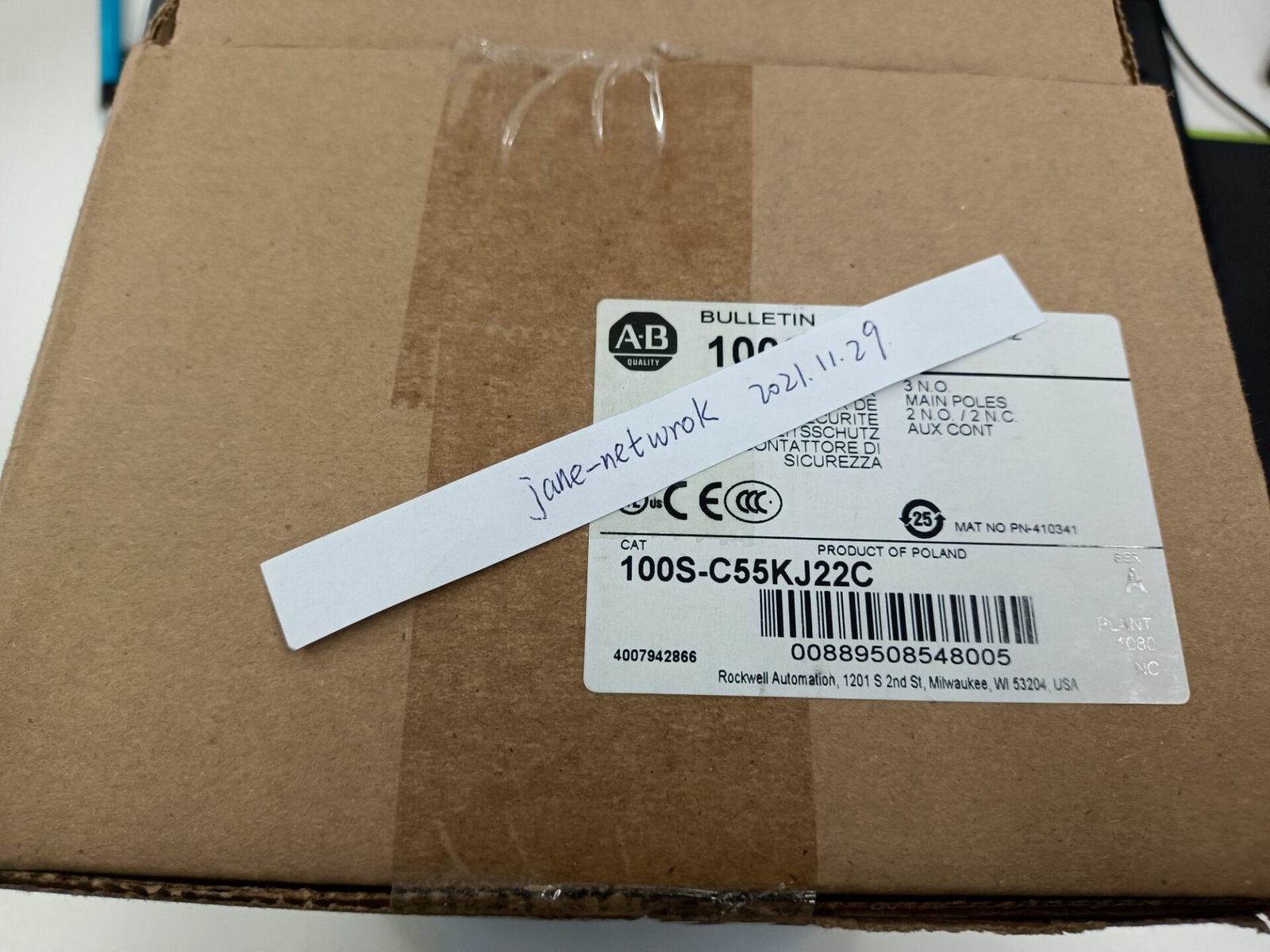 1PC used 100S-C55KJ22C 100-C55*00 (by DHL or FEx 90days Warranty) | eBay