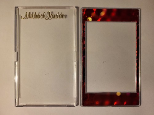 Michael Jordan Plastic 3x5 Prism Snap Lock Design Sports Card Guard ...