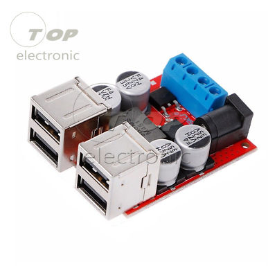 4-Port USB 8V-35V to 5V 8A Power Step-down Board for Android/iphone car ...