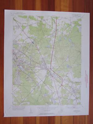 Clementon New Jersey 1954 Original Vintage USGS Topo Map | eBay