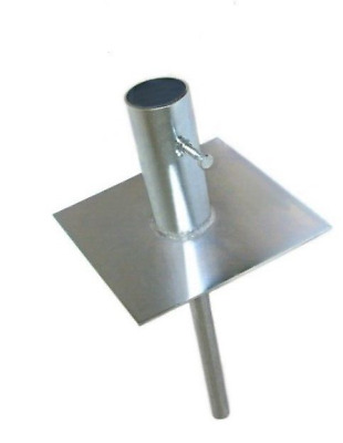 EZ32C Heavy Duty Ground Mount Plate for Telescopic / Push Up Antenna ...