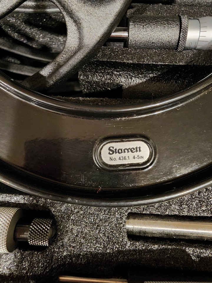 Starrett 436.1 Outside Micrometers 0-12 | eBay