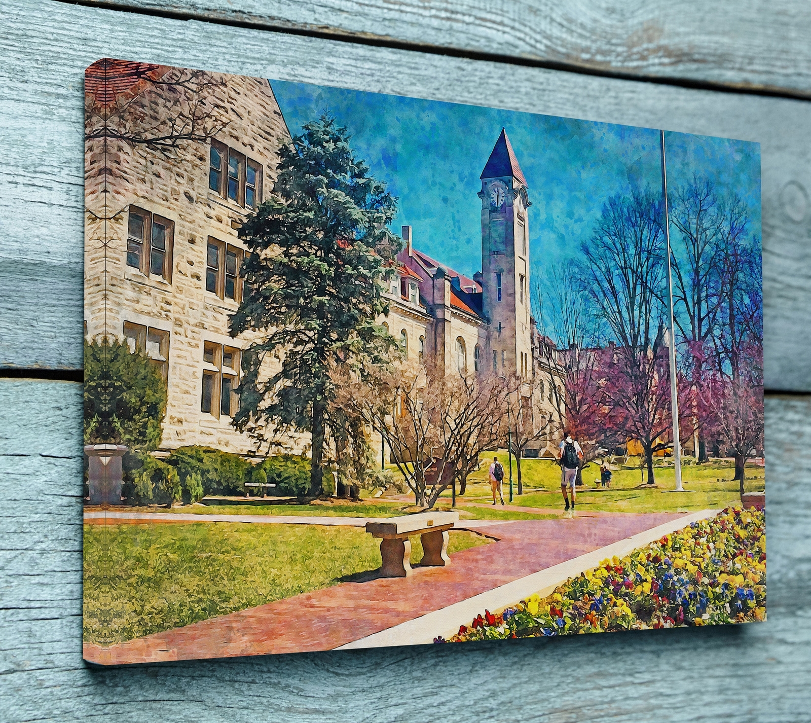 Indiana University watercolor. Graduation gift, Indiana University ...