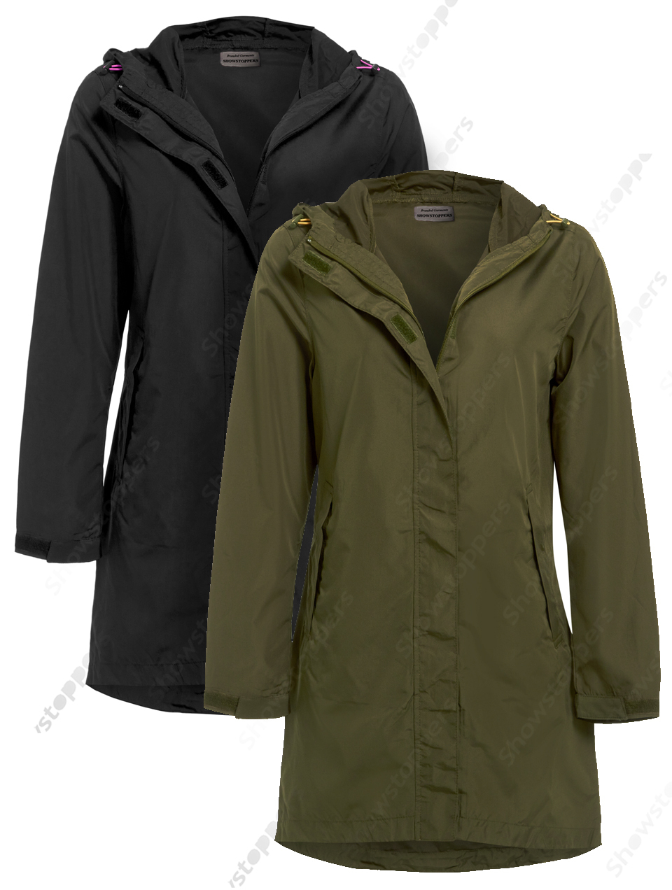 NEW RAIN MAC Ladies Womens SHOWER Festival RAINCOAT Size 8 10 12 14 16 ...