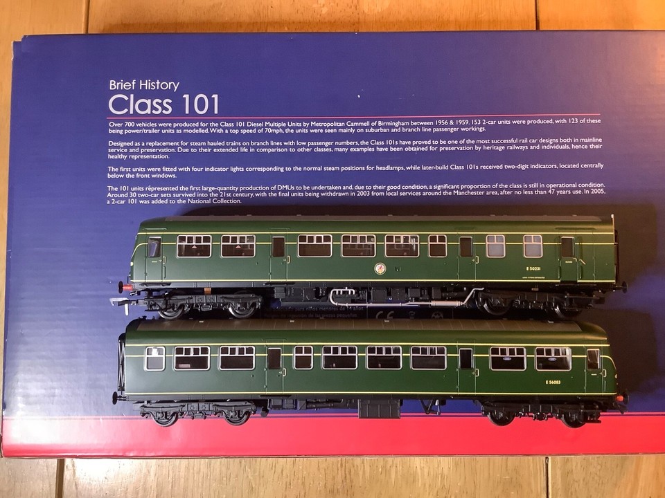 Bachmann 32-285 BR Green Class 101 2 Car DMU Newcastle/Middlesbrough ...
