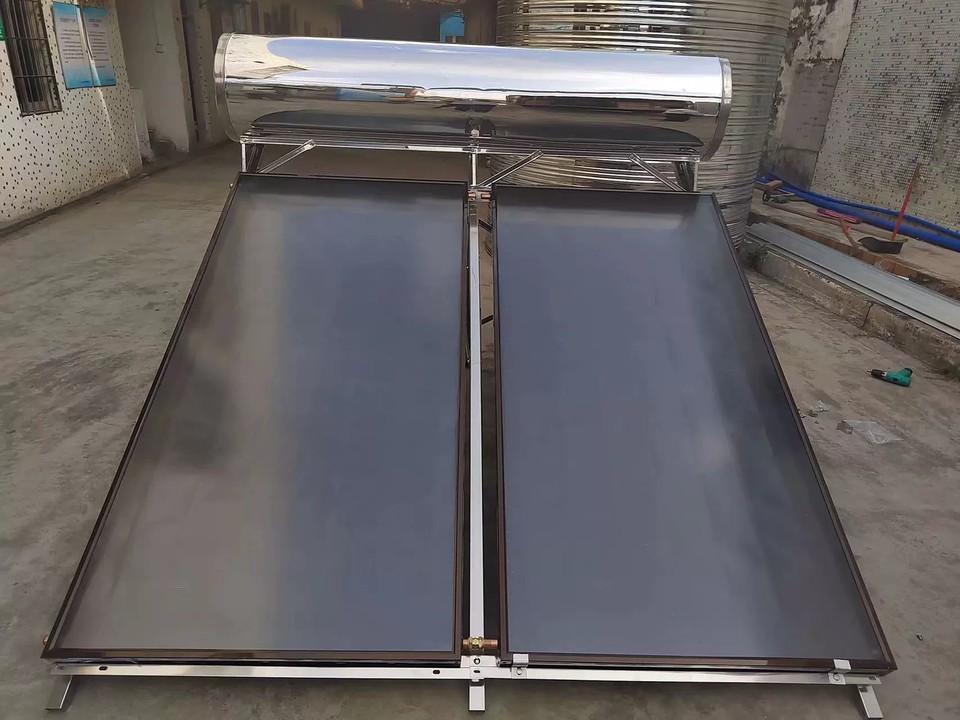 300L solar panel water heater integrated household flat panel water ...