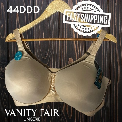 Vanity Fair 44DDD Beauty Back Smoothing Minimizer Bra Damask Neutral ...