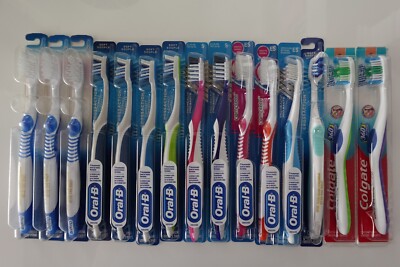 NEW Set of 15 Toothbrushes Oral-B ProHealth Complete CrossAction ...