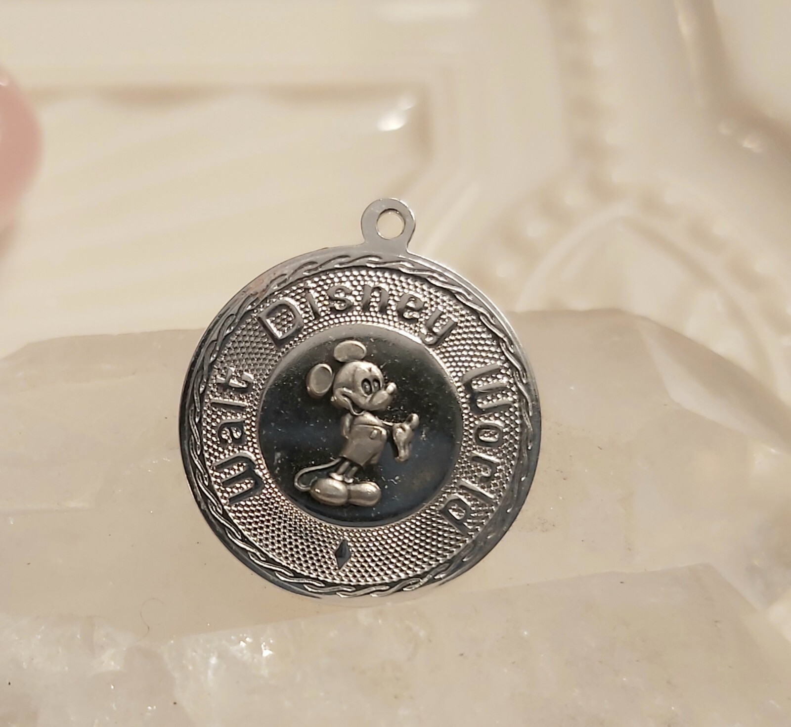 Sterling Mickey Mouse Walt Disney World Charm - Gem