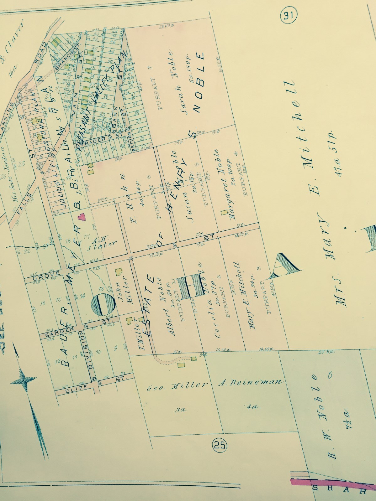 1906 N. PITTSBURGH ASPINWALL SHALER & OHARA PENNSYLVANIA GM HOPKINS MAP ...