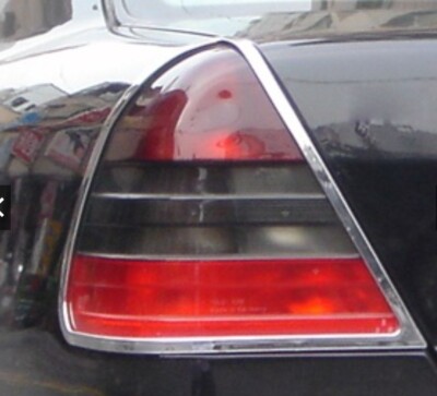 CS-Tail Rear Light Chrome Trim Surround Rim For Mercedes Benz E-Class ...