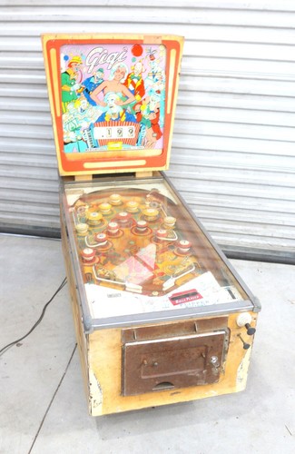 GIGI Pinball Machine (Gottlieb, 1963)- Working- New Back Glass | eBay